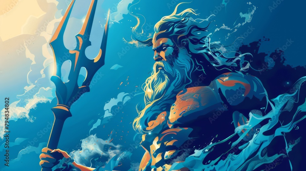 Poseidon is one of the Twelve Olympians in ancient Greek religion and ...