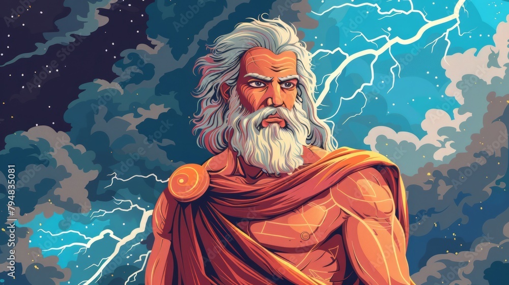 Zeus the sky and thunder god in ancient Greek religion and mythology ...