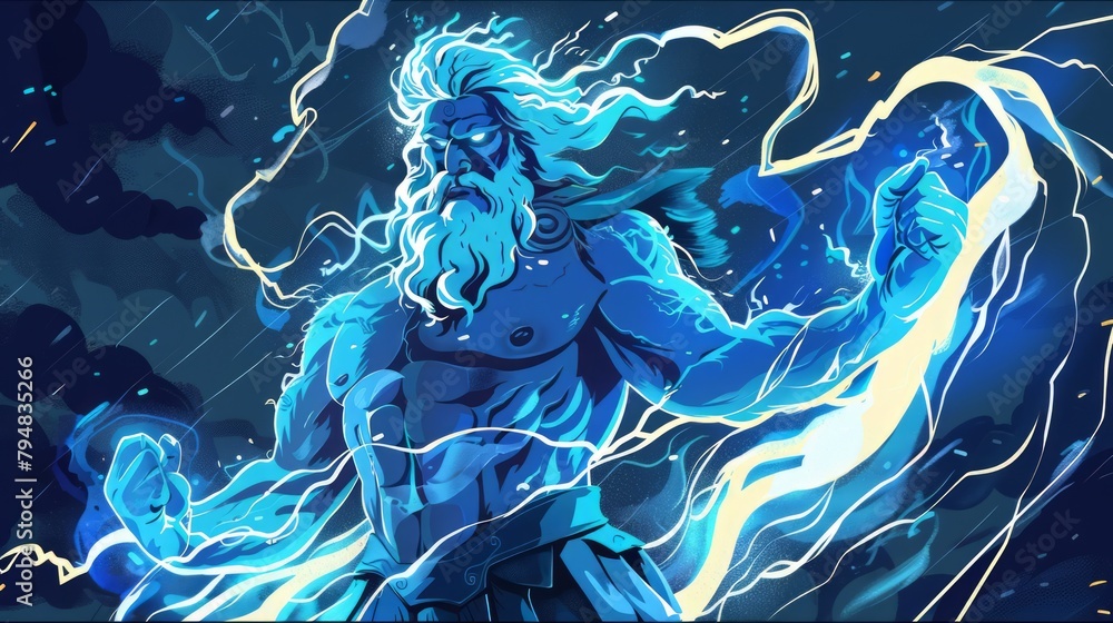 Zeus the sky and thunder god in ancient Greek religion and mythology ...