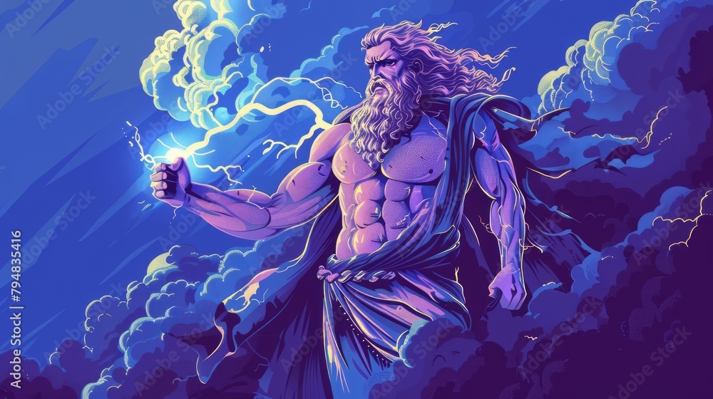 Zeus the sky and thunder god in ancient Greek religion and mythology ...