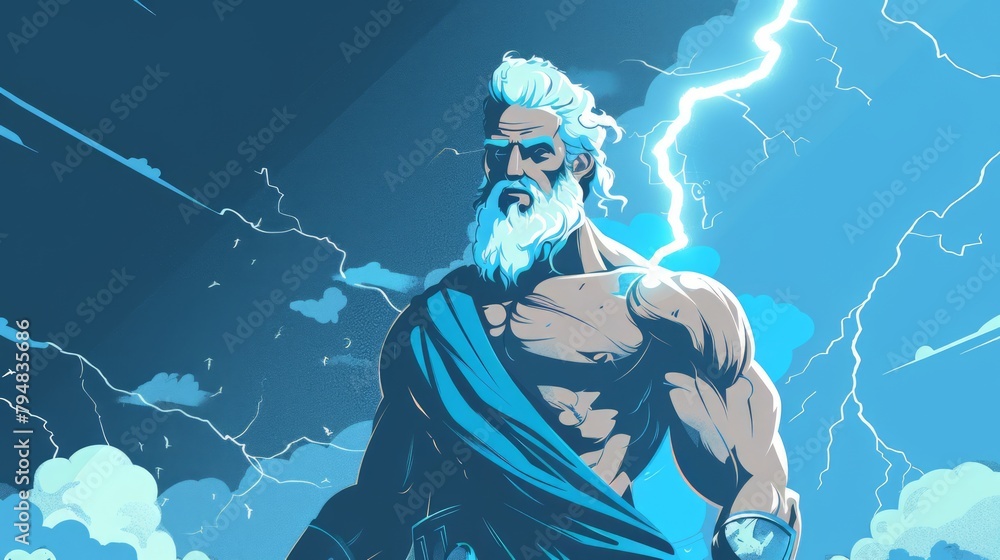 Zeus the sky and thunder god in ancient Greek religion and mythology ...