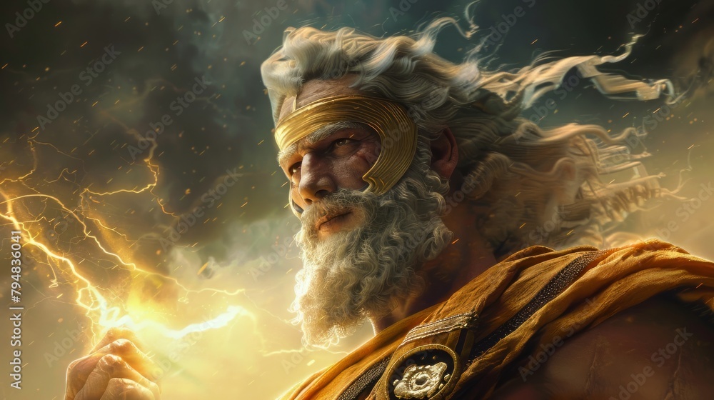 Greek religion and mythology, who rules as king of the gods on Mount ...