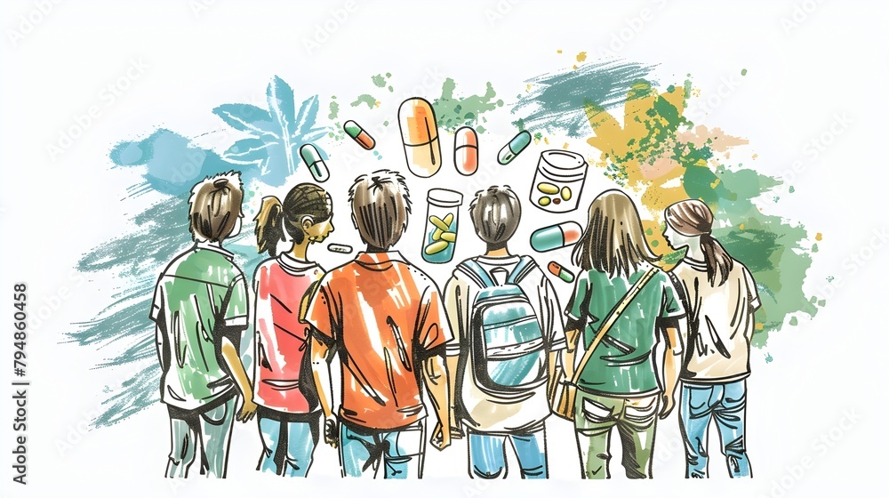 Illustrated Awareness Campaigns Addressing the Dangers of Drug Abuse ...