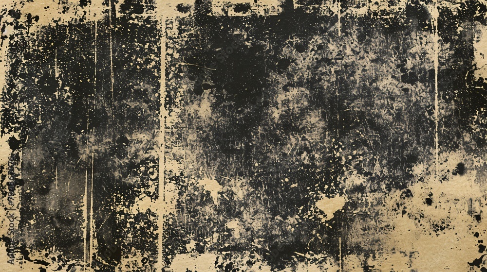 Vintage distressed paper overlay with texture stamps for a worn and ...