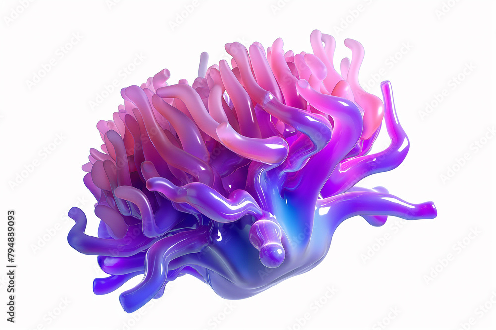 a various of a sea life ,realistic detailing, ,aquatic phytoplankton ...