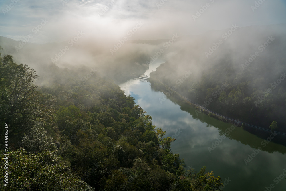 New River Gorge National Park and Preserve in southern West Virginia in ...