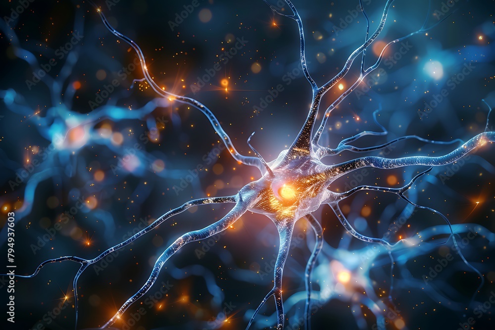 Neurons triggering brain activity triggering biological electrical ...