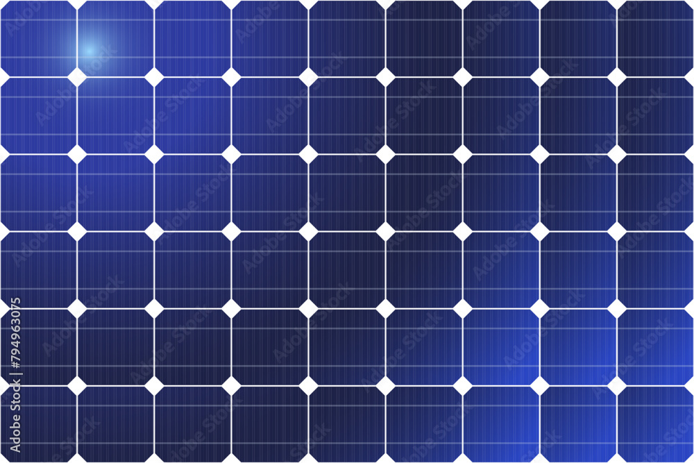 Solar Panel Grid Seamless Pattern. Solar Cell Pattern. Sun Battery ...