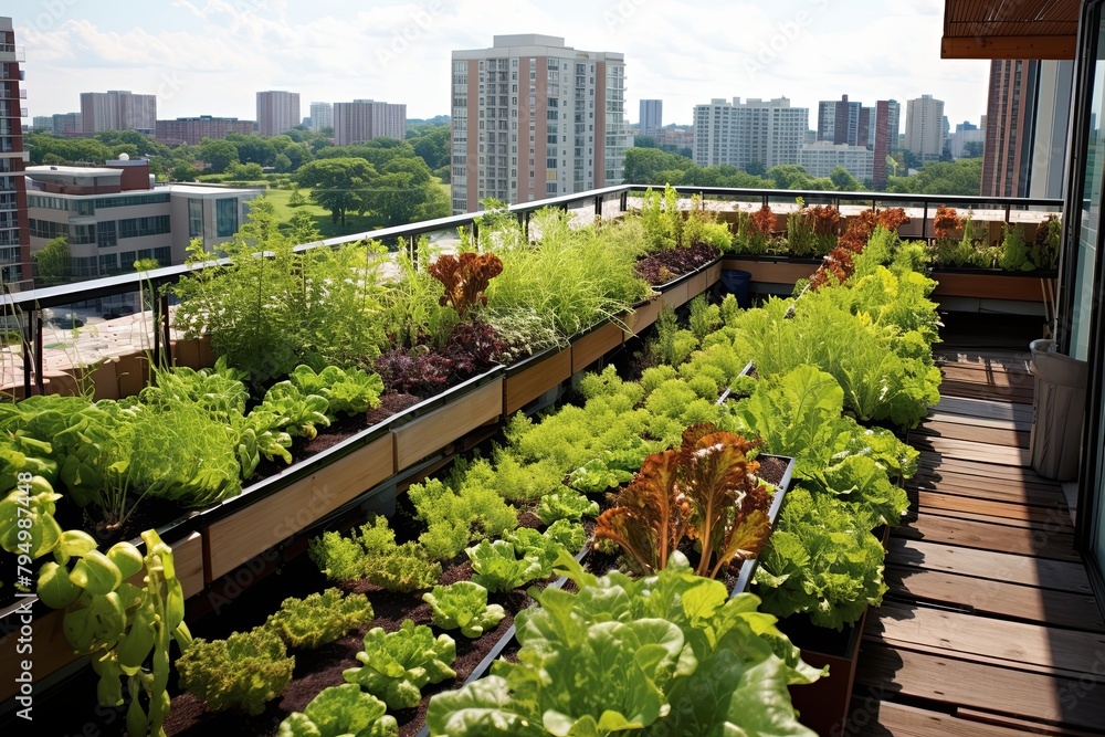 Rooftop Rainwater Harvesting And Urban Rooftop Gardening Guides Stock