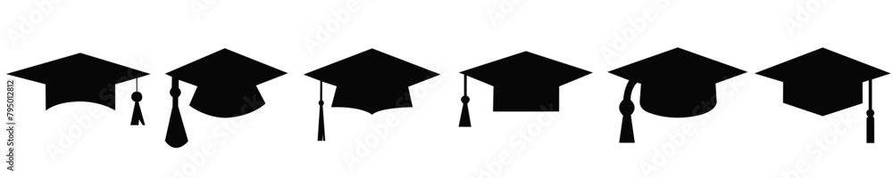 Poster Milestone achievements cap,Academic graduation caps,Graduation ...