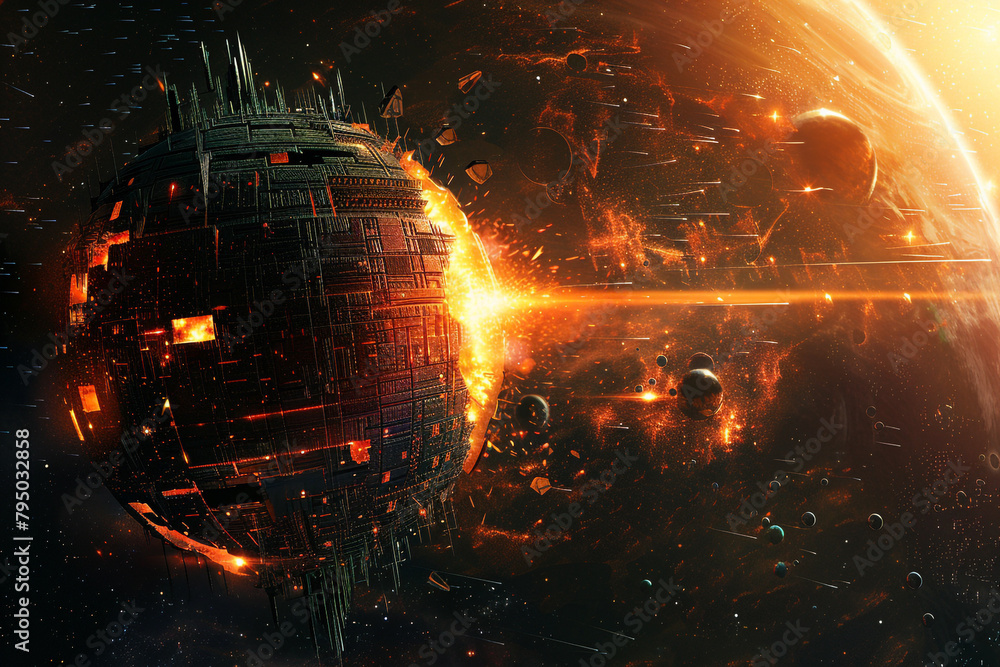 Dyson Sphere construction humanity s ultimate megastructure encasing a ...