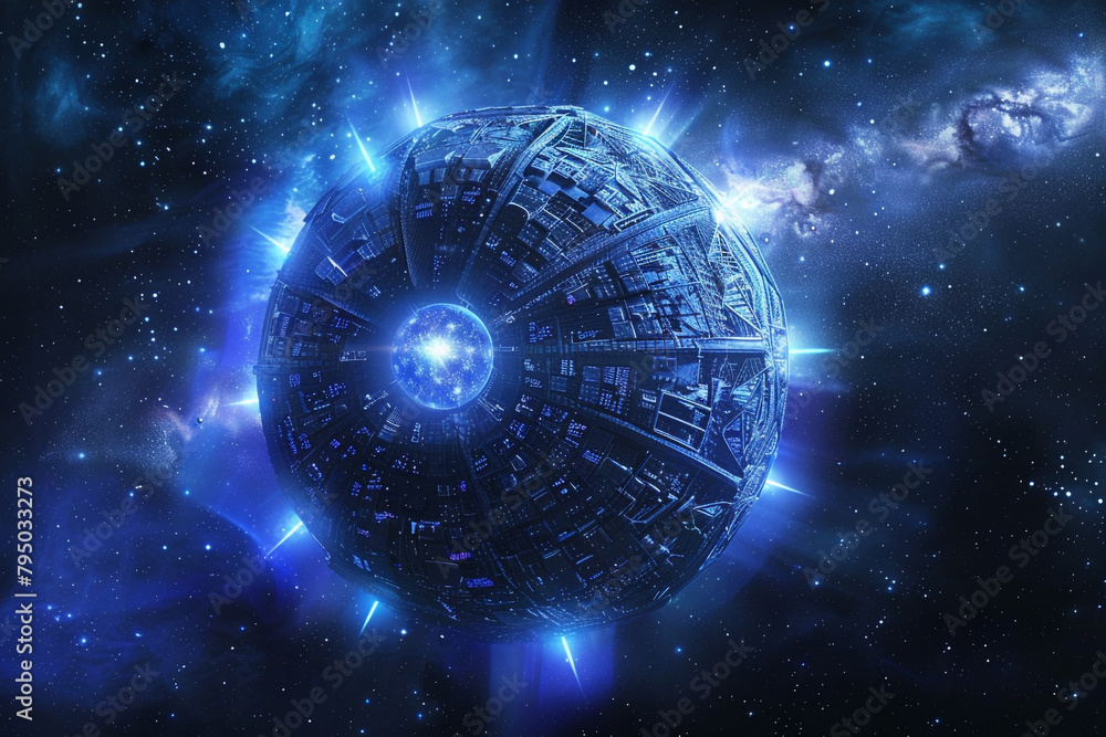 Dyson Sphere engineering capturing a stars entire energy output Stock ...