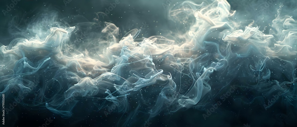 Chemical waste spill on dark background creates intense visual impact ...