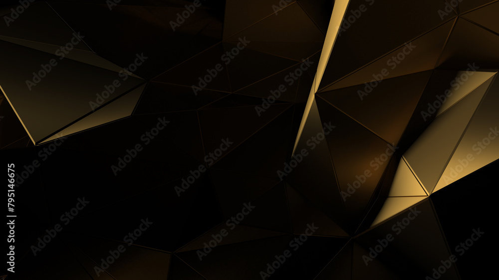 Gold highlighted with light on a dark background. Can be used as a ...