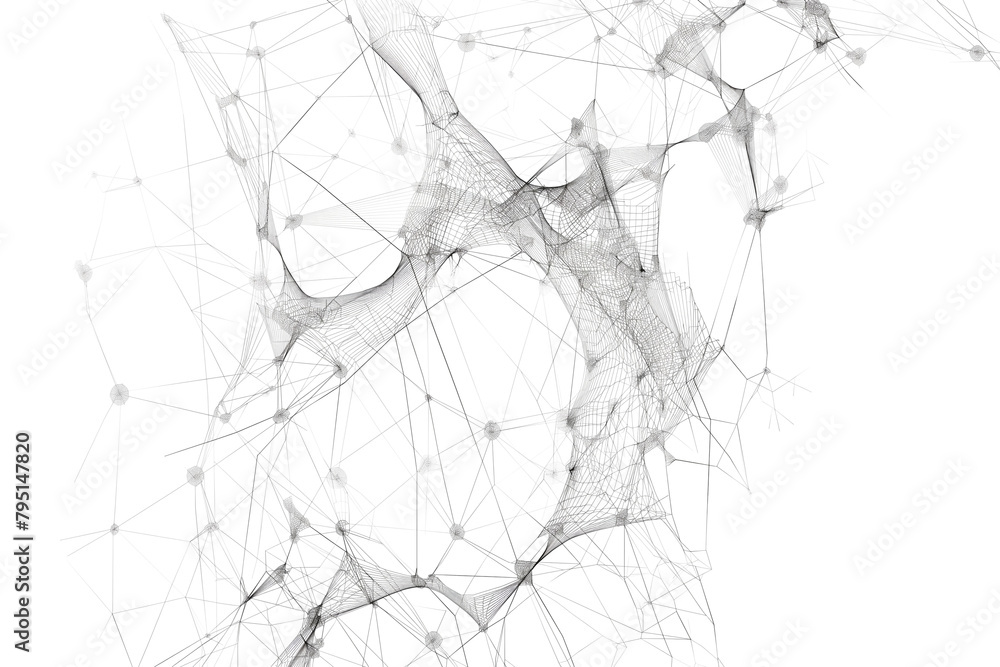 Abstract wallpaper with wireframe background and plexus effect. Stock ...