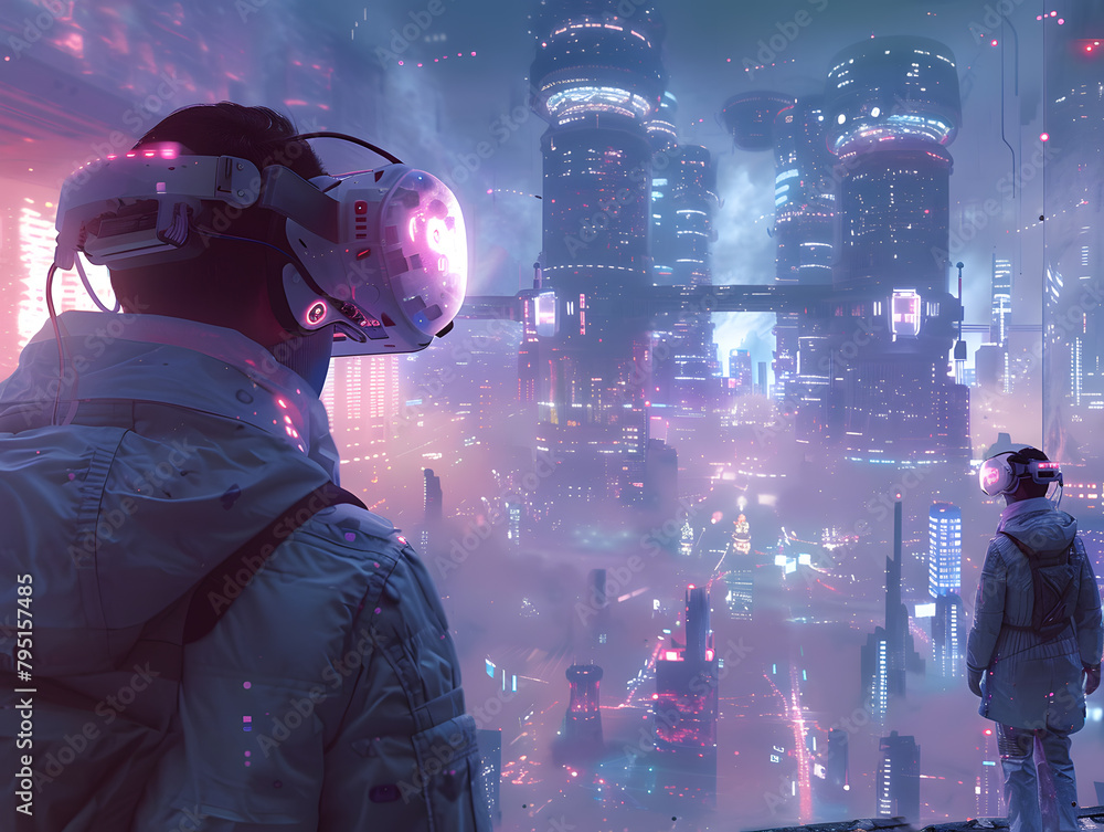 The fusion of technology and imagination in the world of VR gaming.The ...