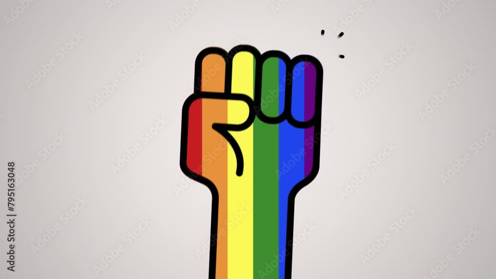 Mano de Orgullo LGBT+ Día Internacional contra la Homofobia, la ...