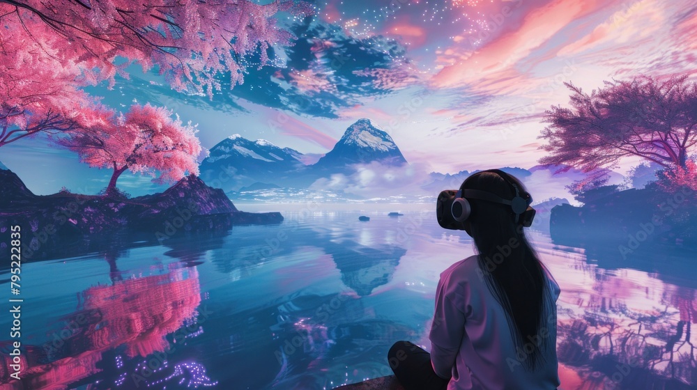 virtual reality simulation technology, where immersive experiences ...