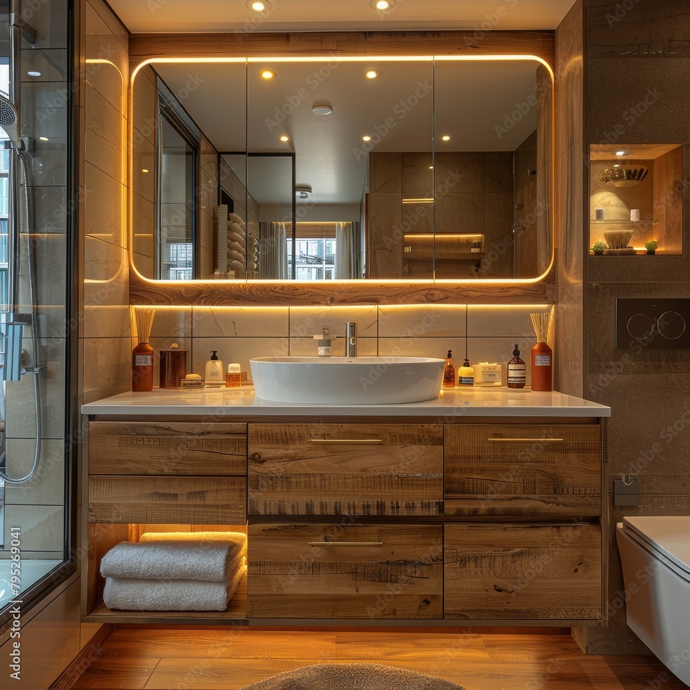 vertical shot home interior design background cosy ideas restroom ...