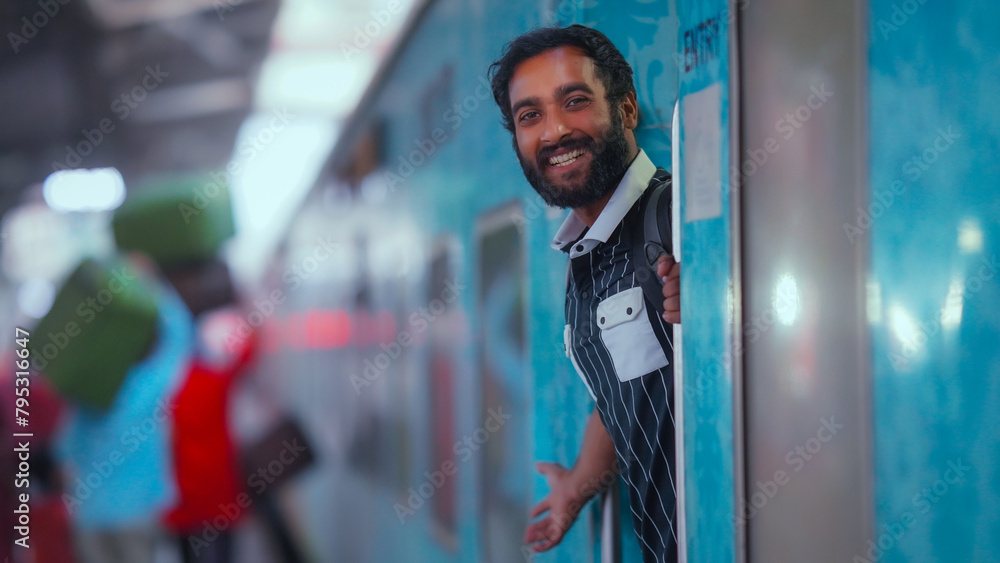 young traveler boy in train stock image, travel boy images in indian ...