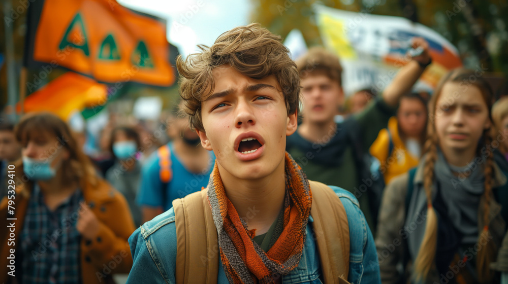 Environmental activists protesting against activities such as ...