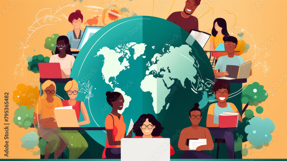 People of different nationalities and cultures working together from ...