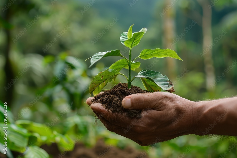 Planting trees with volunteer families for eco-friendly and corporate ...