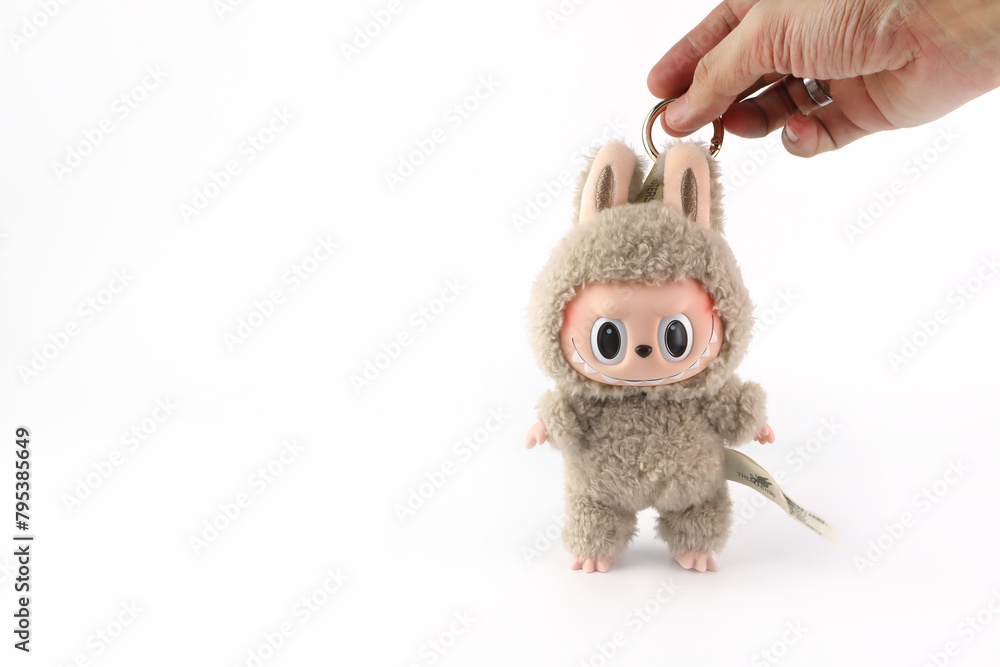 art toys Labubu key chain collection from Pop Mart blind box ...