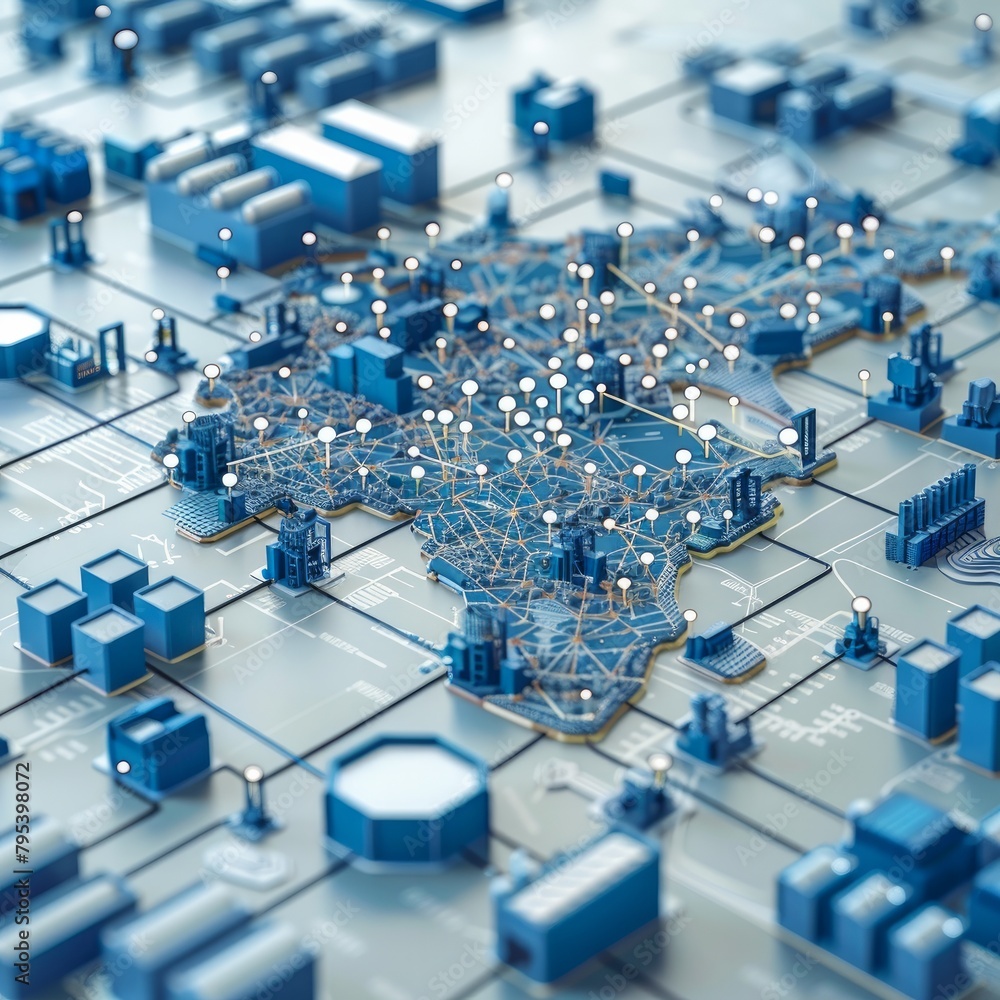 Supply Chain Network: Visualize a global supply chain network with ...