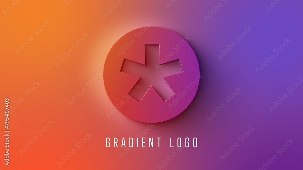 Gradient Soft Shadow Logo Reveal Stock Template | Adobe Stock