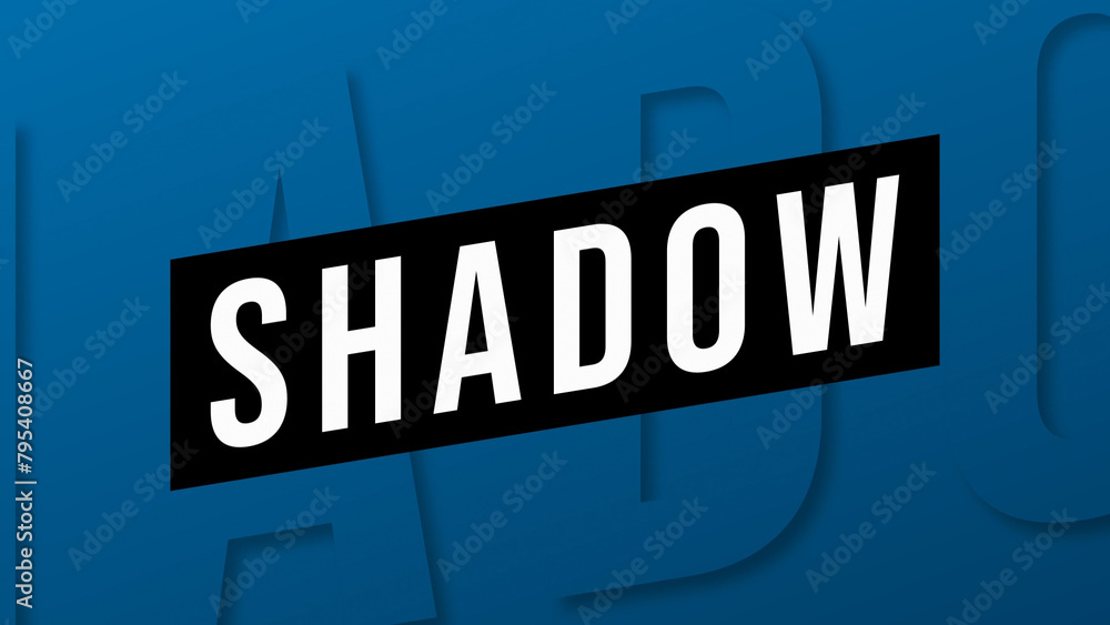Slanted Shadow Text Transition Stock Template | Adobe Stock