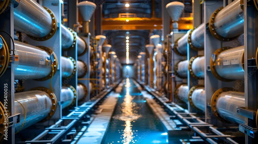 Sustainable Technology in Action: Modern Desalination Plant's Reverse ...