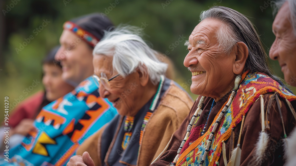 Elders passing down traditional storytelling techniques and oral ...