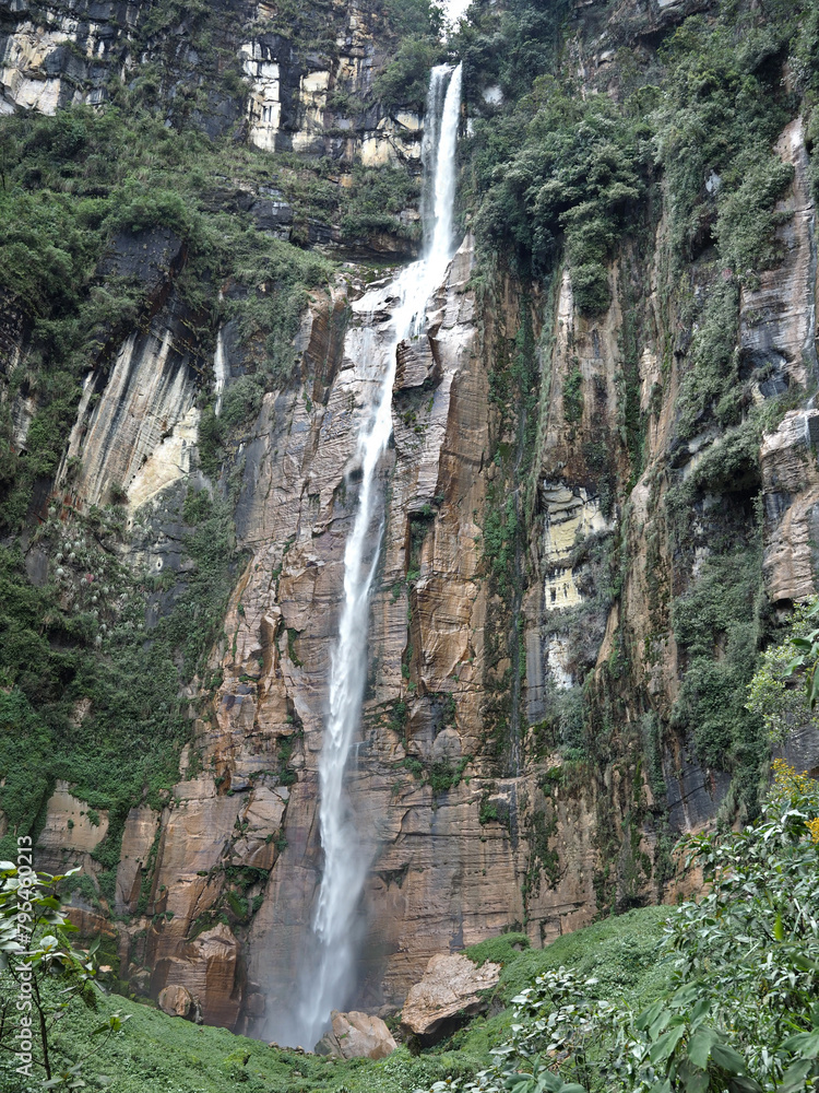 Yumbilla Falls. Peru. Yumbilla Falls is a waterfall located in the ...
