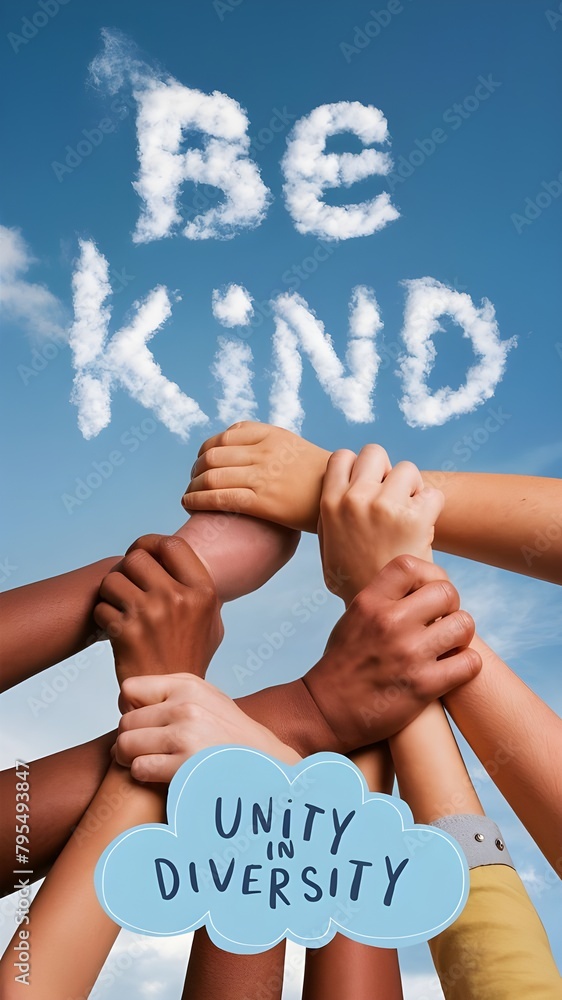 Embracing Differences: A Powerful Image of Unity in Diversity with a ...