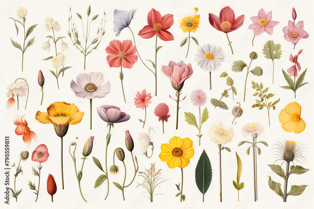Botanical Studies Scientifically accurate illustrations of various ...