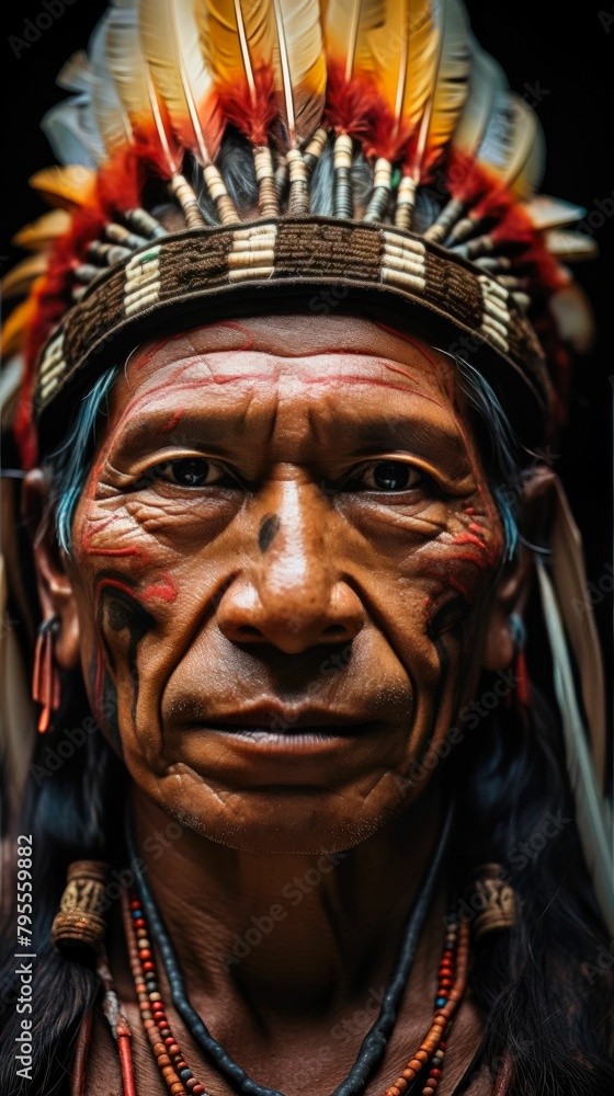 The portraits of indigenous tribes in the Amazon rainforest capture ...