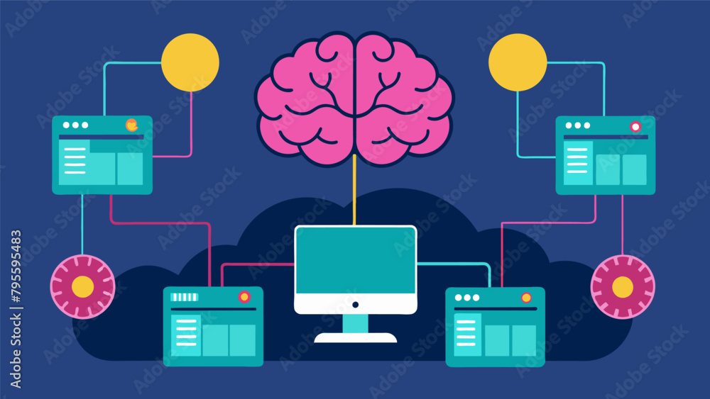 Vecteur Stock The parallel processing architecture of this neurocomputing system enables it to ...