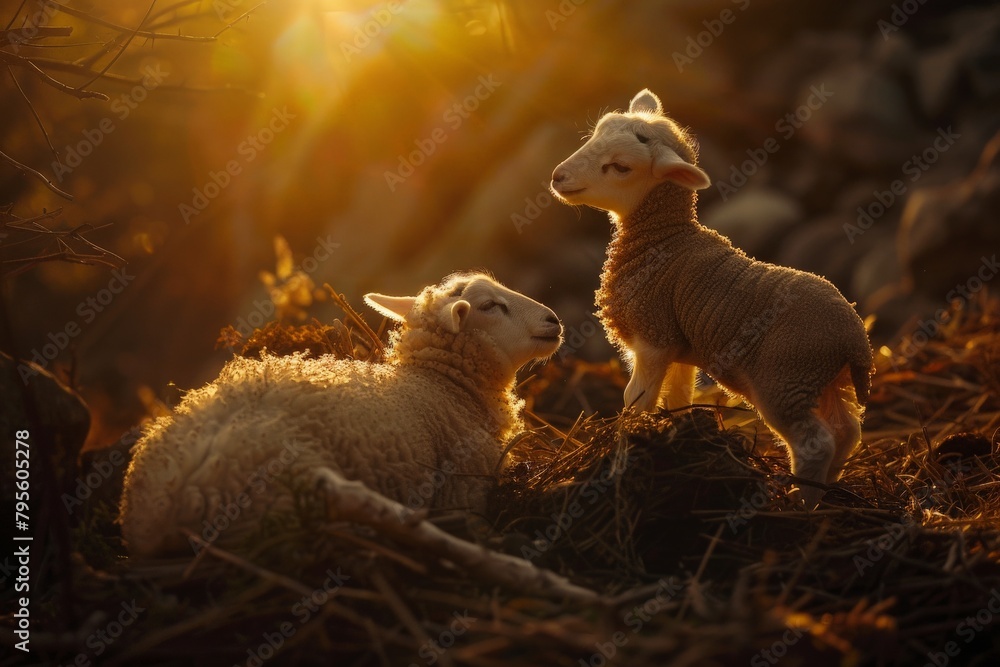 - Jesus Christ, good shepherd, Psalm 23, lamb, sheep, God, bible ...