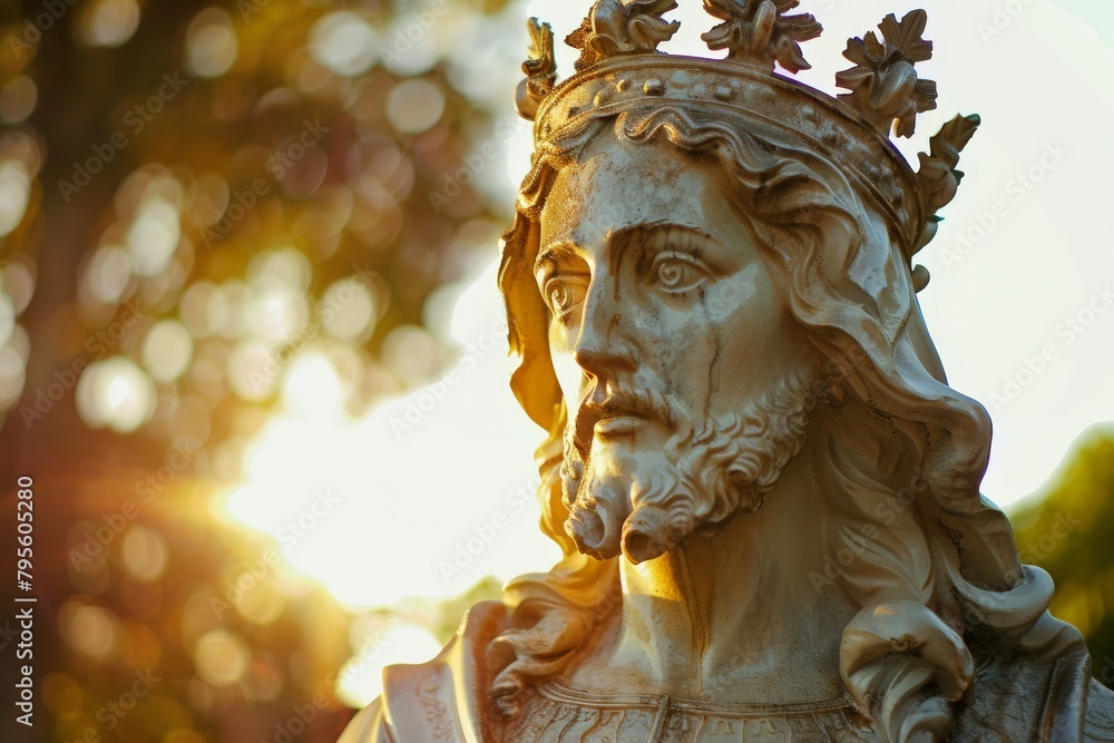 Depiction of Jesus Christ as Shepherd - Jesus Christ holding a Lamb ...