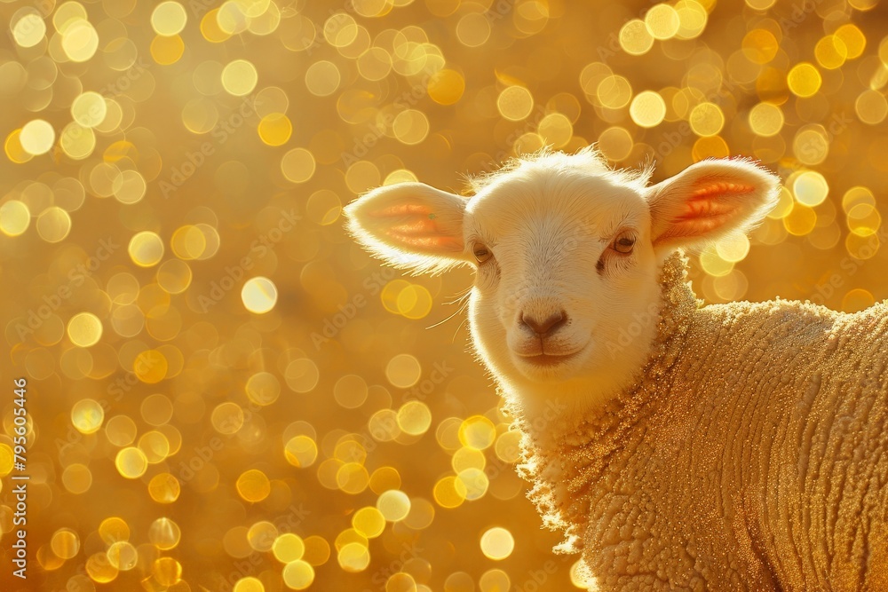 Depiction of Jesus Christ as Shepherd - Jesus Christ holding a Lamb ...