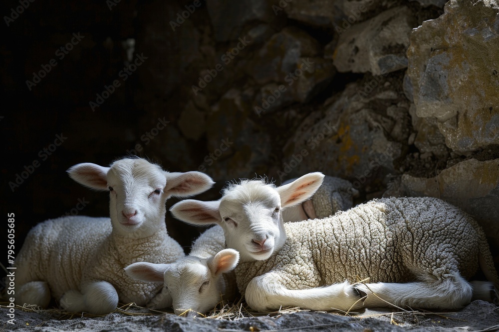 Photo & Art Print Depiction of Jesus Christ as Shepherd - Jesus Christ ...