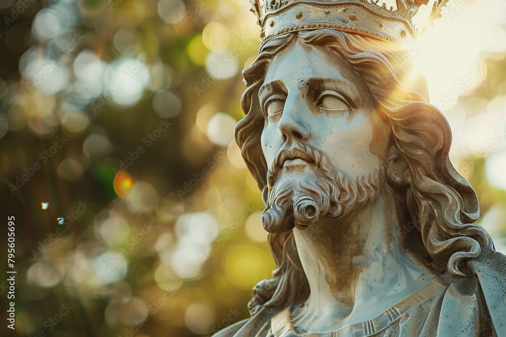 Depiction of Jesus Christ as Shepherd - Jesus Christ holding a Lamb ...