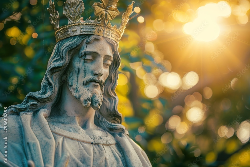 Depiction of Jesus Christ as Shepherd - Jesus Christ holding a Lamb ...