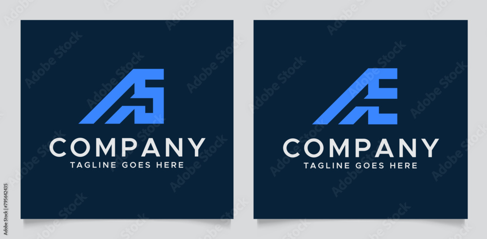 Introducing our A5 or AE Letter Logo Design Template, this logo used ...