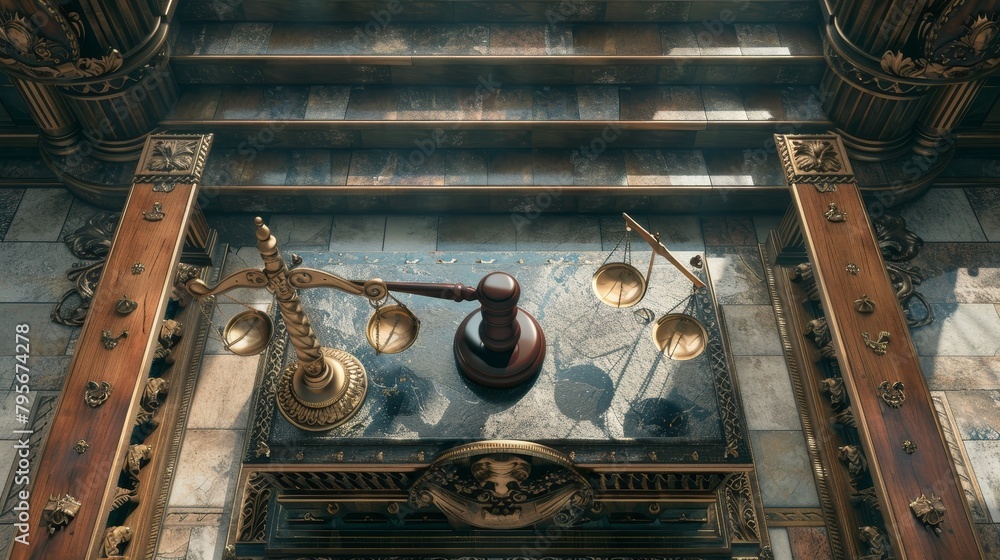 Capture the essence of law and authority through a digitally rendered ...