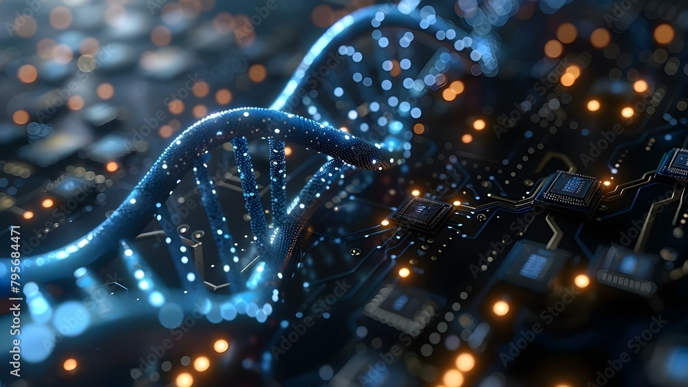 DNA and computer chips show fusion of biological and technological ...