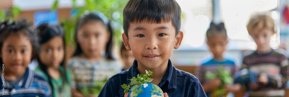 In classrooms around the globe, children learn about the importance of clean air, empowered to ...