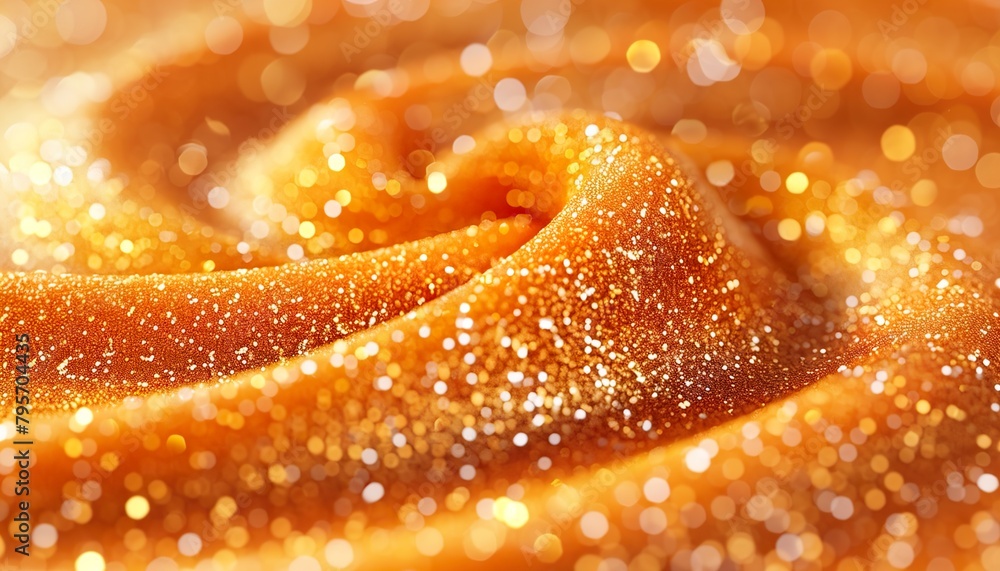 Sparkling Gold Dust Swirl, png file on transparent background Stock ...