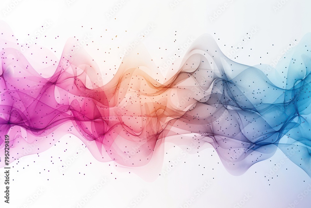 Illustrate the concept of Quorum Sensing using colors and shapes that ...